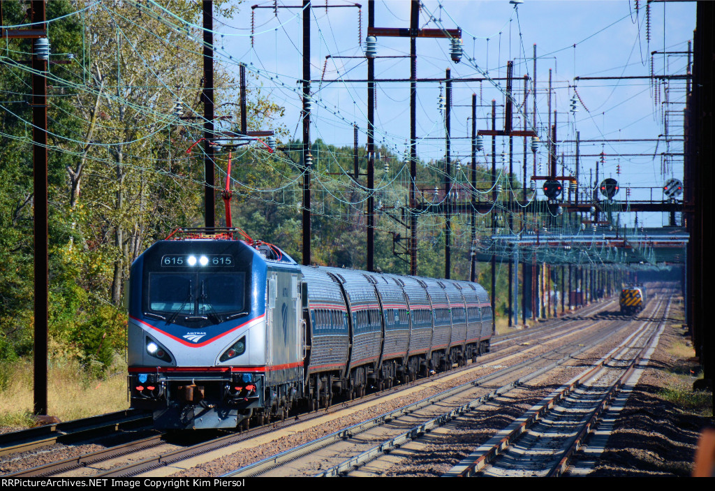 AMTK 615 Amtrak Cities Sprinter Model ACS-64